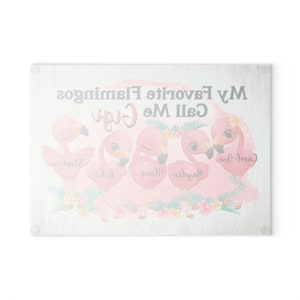 Personalized Flamingo Cutting Board, Mother's Day Gift for Nana ...