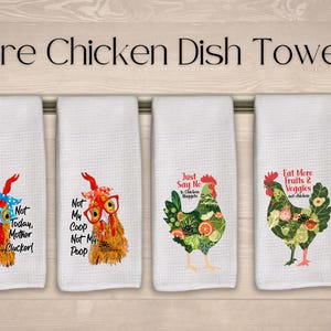 Funny Chicken Sign Fuster Cluck, Three Colorful Chickens, Chicken Decor ...