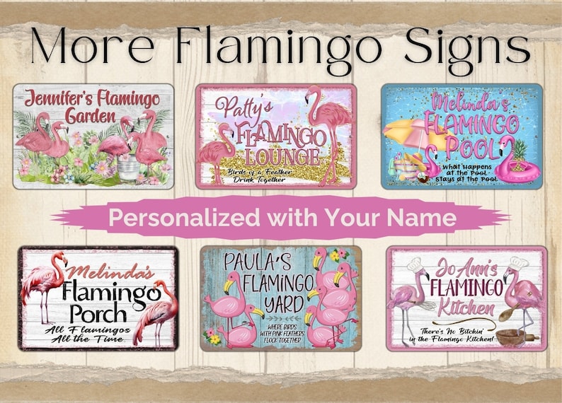 Funny Flamingo Sign, Flamingo Lover Gift, Pink Flamingo Decor, Gift for ...