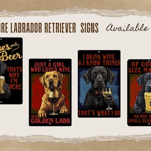 Black Lab Parking Sign, Funny Dog Mom Gift, Outdoor Metal Tin, Labrador ...