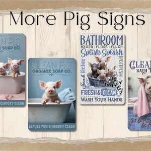 Pig Lady Sign, Crazy Pig Lady Gift, Gift for Pig Lover, Pig Metal Sign ...