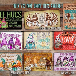 Gnomeland Security, Gnome Sign, Gnome Lover Gift, Gnome With Guns ...