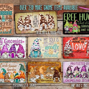 Gnome Kitchen Sign, Heart of the Gnome, Home Decor, Farmhouse Style ...