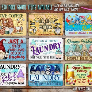 Gnome Kitchen Sign, Heart of the Gnome, Home Decor, Farmhouse Style ...