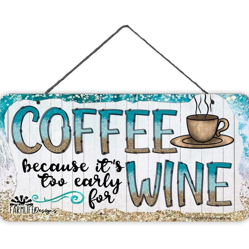 Coffee Wine Sign - Etsy