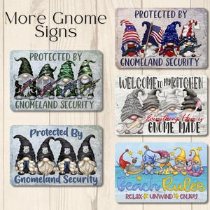 Gnome Sign, Motivational Advice, Wisdom From a Gnome Blue, 8x12, Gnome ...