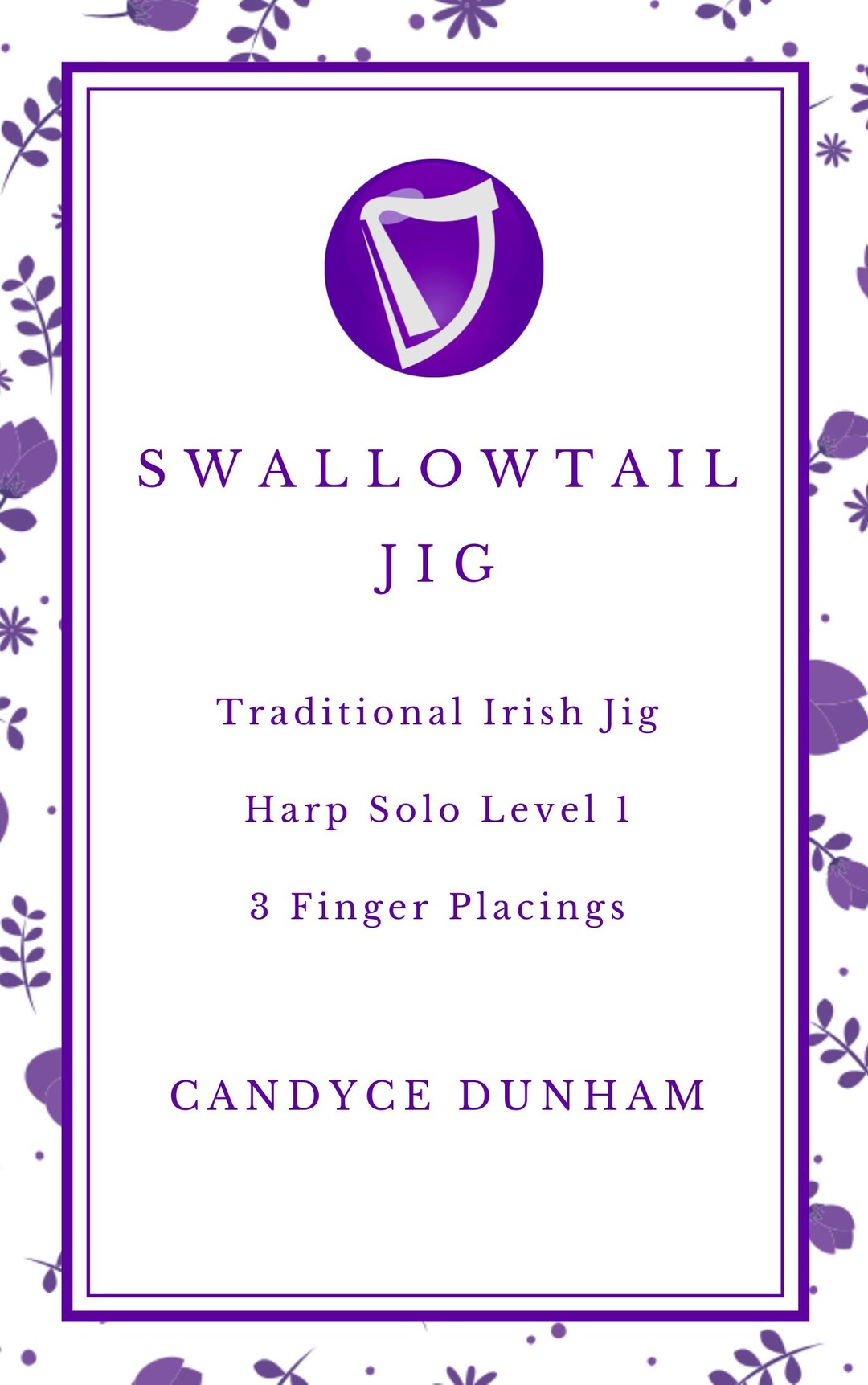 Swallowtail Jig: Traditional Irish Harp Solo (digital Download) - Etsy