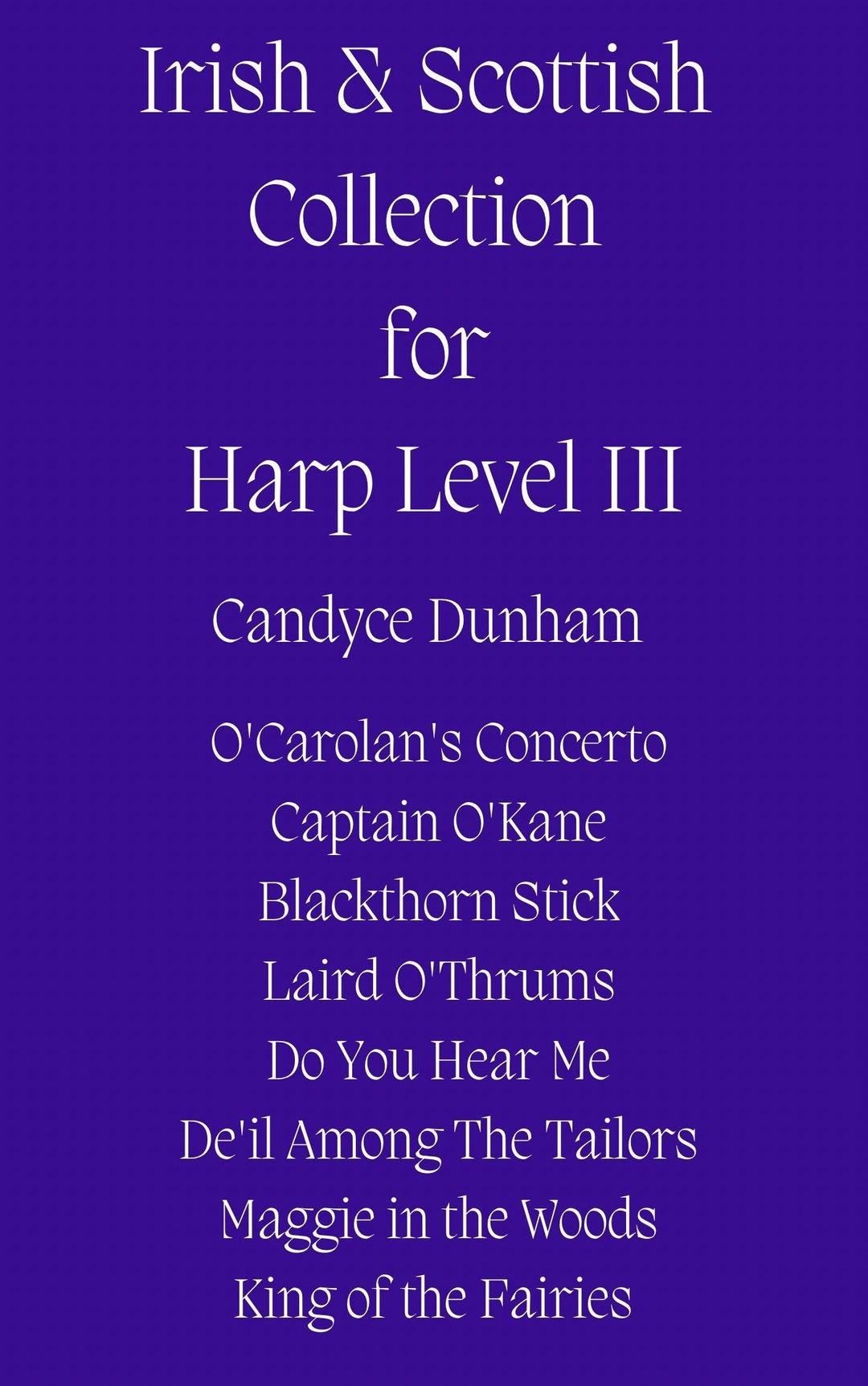 Irish & Scottish Collection for Harp Level III - Etsy