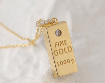 Gold Ingot Jewelry - Etsy
