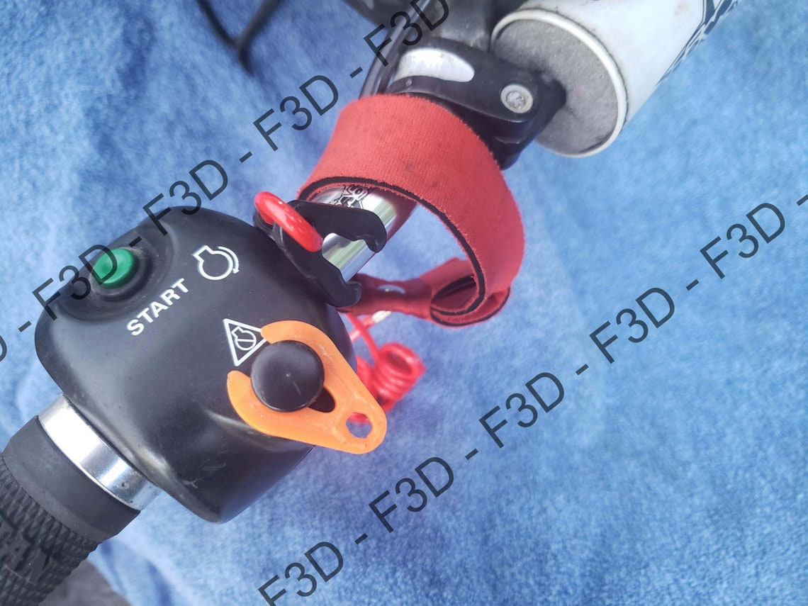 7 Custom 3D Printed PWC Jet Ski Waverunner Spare Key Stop Switch Safety ...