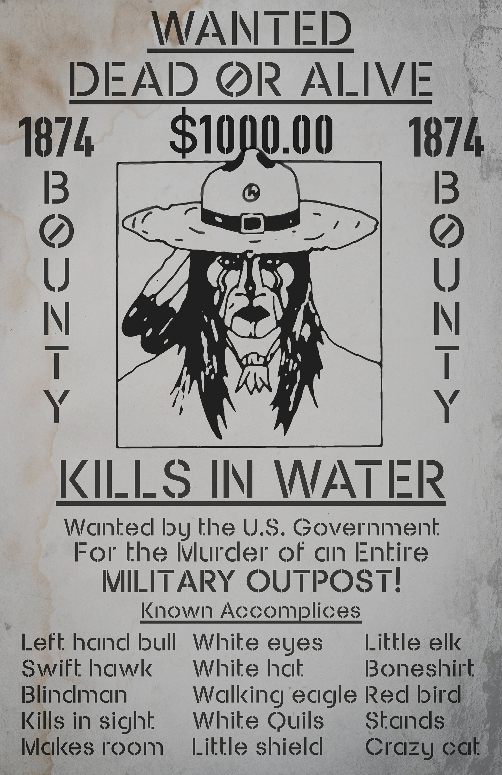 Modern Wanted Poster