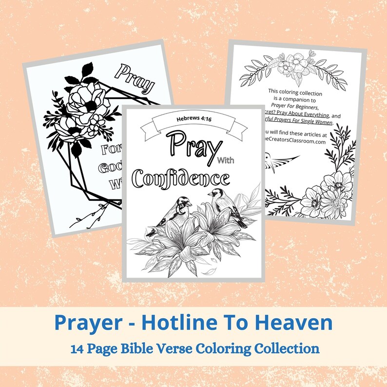 Coloring Pages for Adults | Christian Coloring Pages |prayer Coloring ...