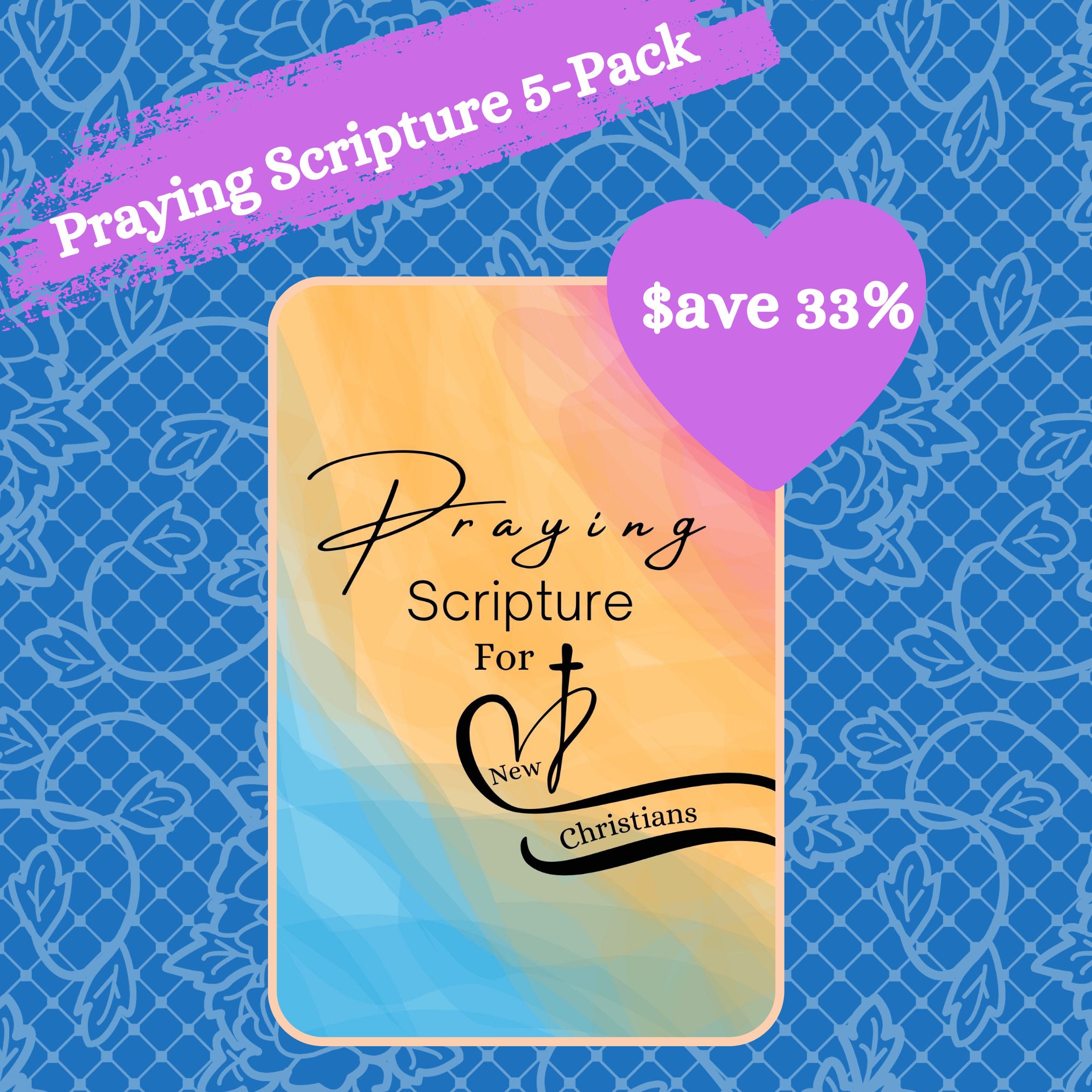 Praying Scripture 5-pack | Prayers | Prayer Printable | Digital ...