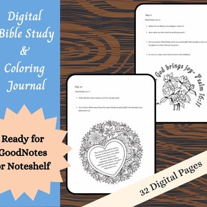 Digital Download |bible Study Guide |joyful Living |bible Study Journal ...