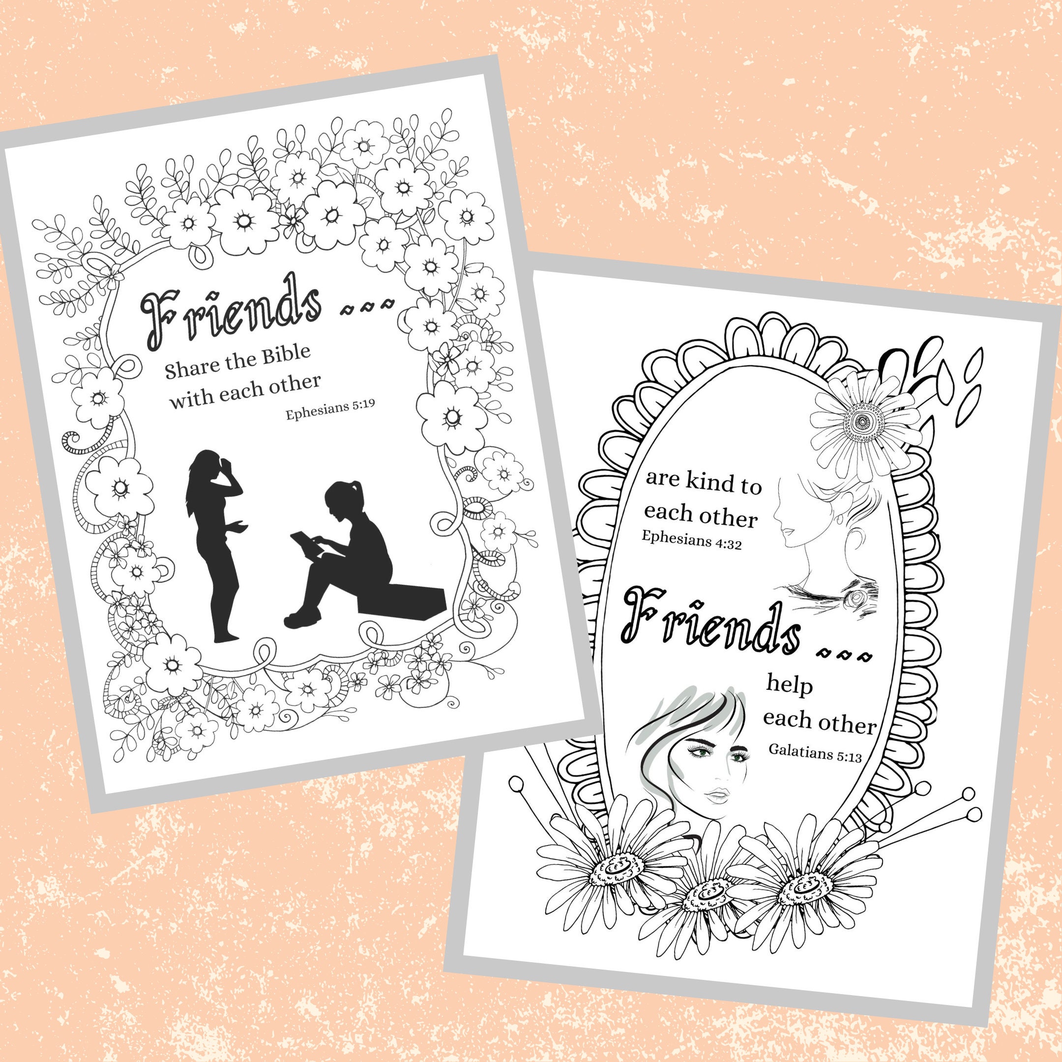 Coloring Pages for Adults Christian Coloring Pages best Friends bible ...