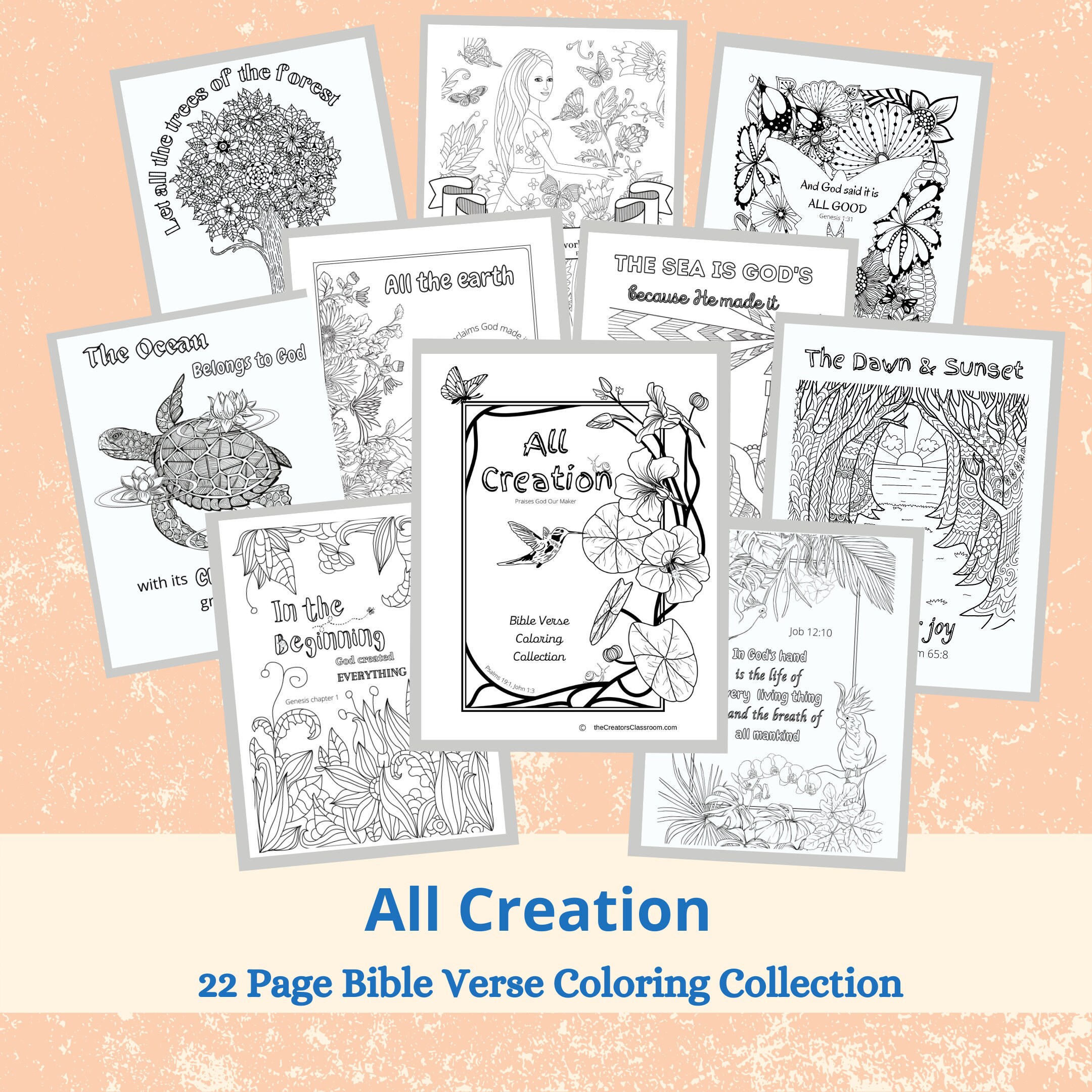 Coloring Pages for Adults | Christian Coloring Pages |gods Creation ...