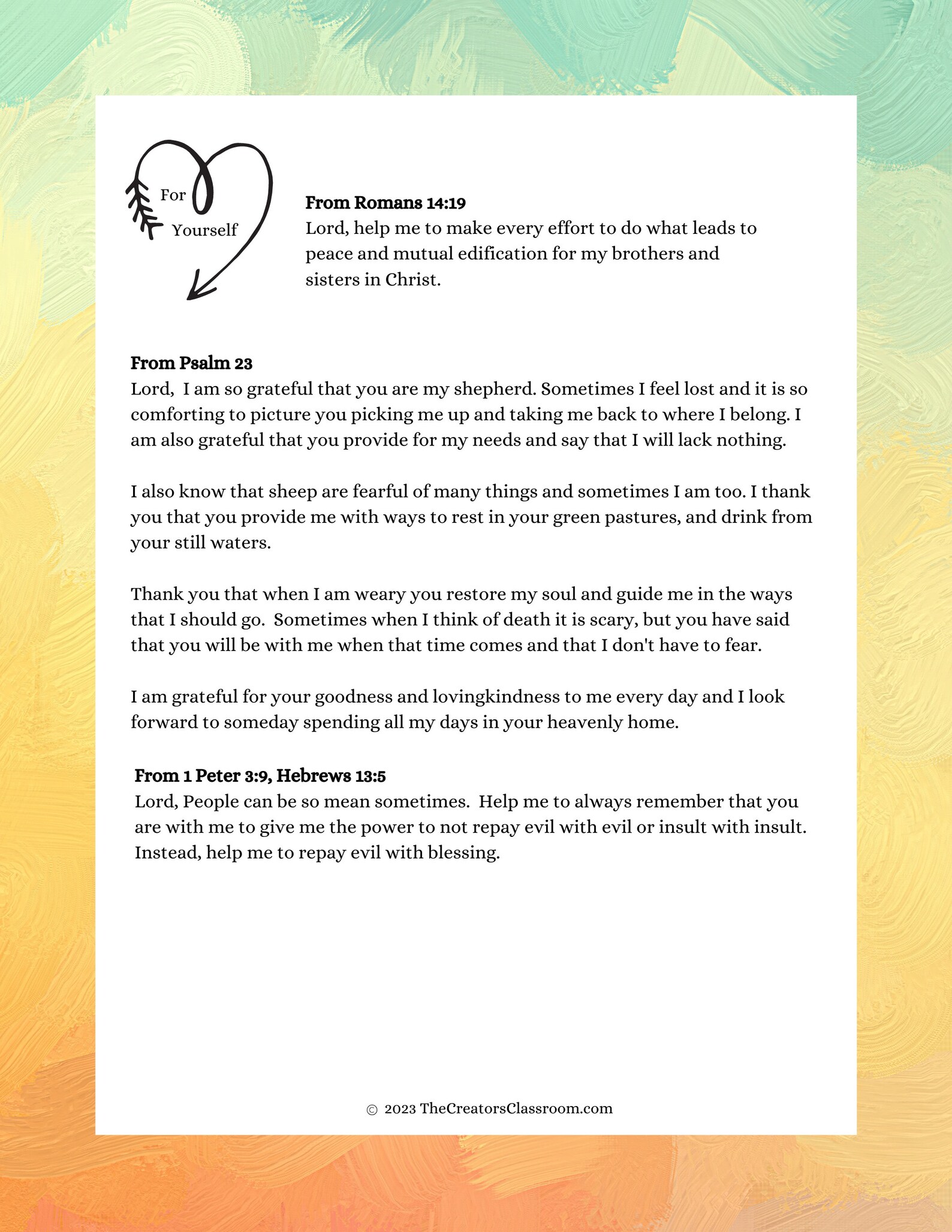 Praying Scripture | Prayers | Prayer Printable | Pray for Me | Digital ...