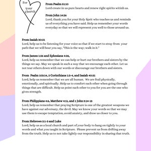 Praying Scripture | Prayers | Prayer Printable | Body of Christ ...