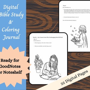 Digital Download |bible Study Guide |joyful Living |bible Study Journal ...