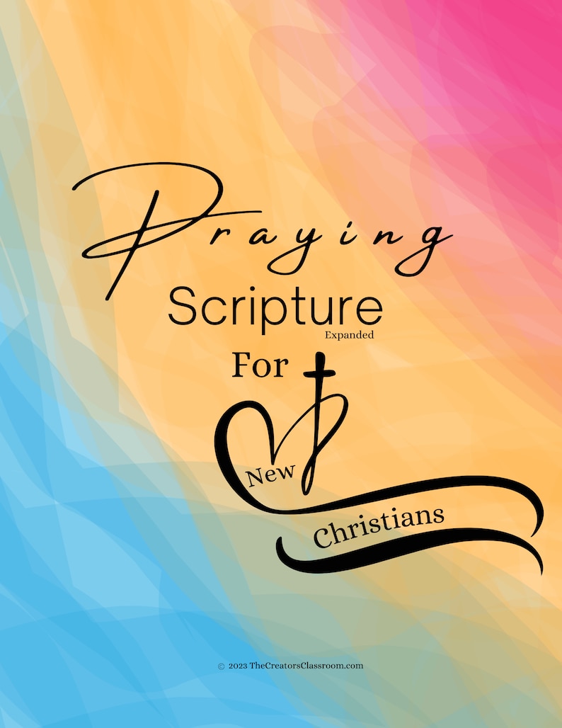 Praying Scripture | Prayers | Prayer Printable | New Christian ...