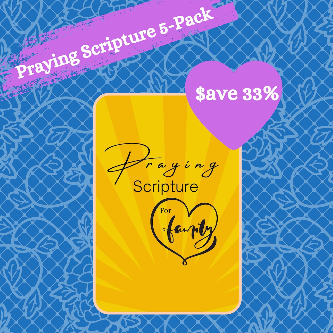 Praying Scripture 5-pack | Prayers | Prayer Printable | Digital ...