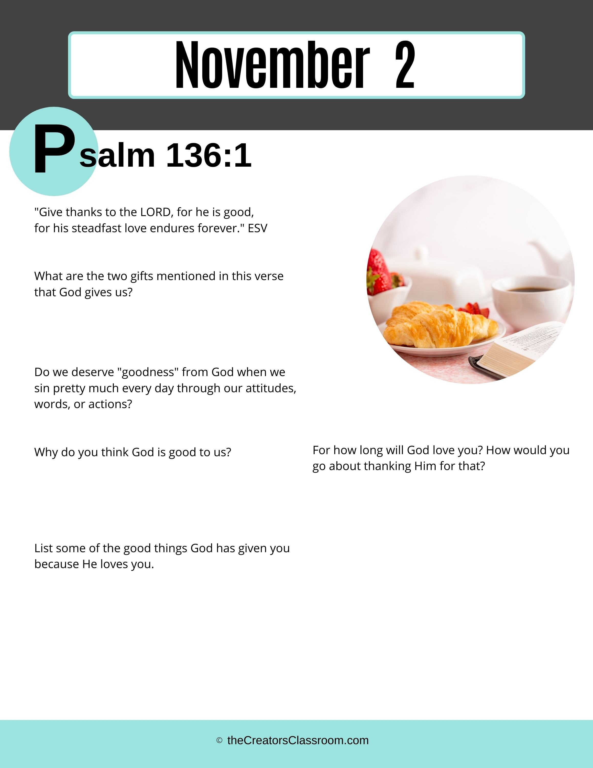 Bible Reading Plan |daily Bible Reading |bible Study Guide |gratitude ...