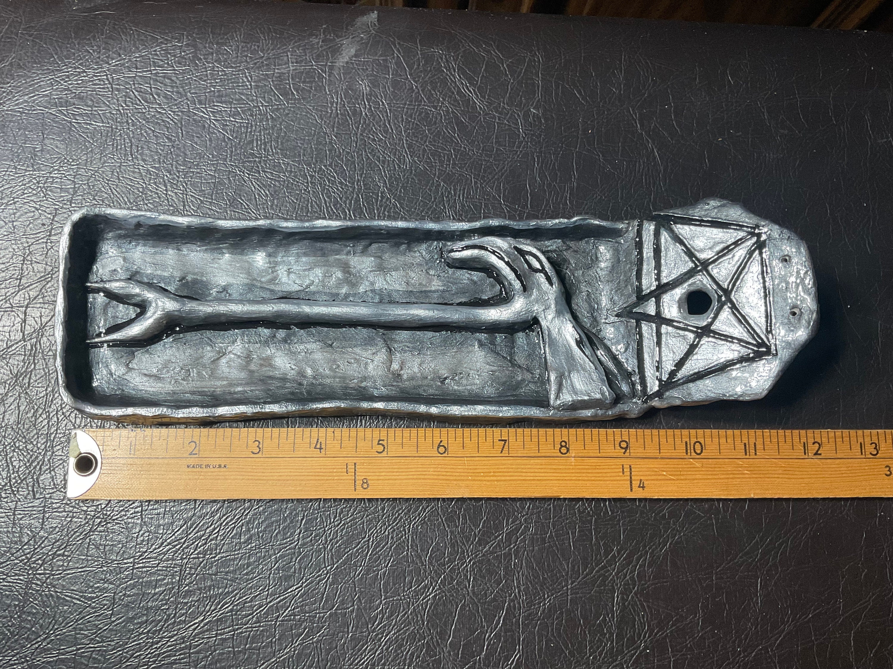 Xemheka Sekhem Heka Sutekh Log Incense Holder/burner Handcrafted Altar ...