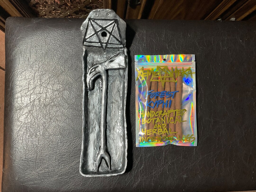 Xemheka Sekhem Heka Sutekh Log Incense Holder/burner Handcrafted Altar ...