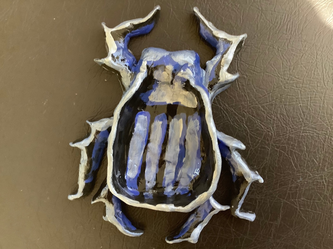 Xemheka Xepera / Khepera Scarab Beetle Handcrafted Ashtray Handmade ...