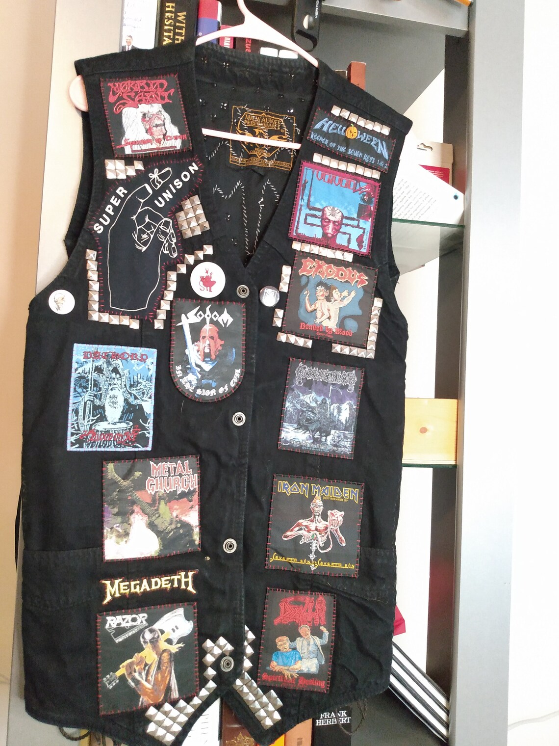 CUSTOM Metal Punk BATTLE VEST any Size Made to Order see | Etsy
