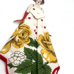 Vintage Novelty Paper Doll Handkerchief Hankie - Etsy