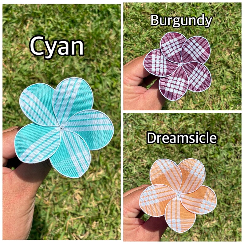 Forever Palaka Print Pua Forever Flower | Hair Flower | Artificial ...