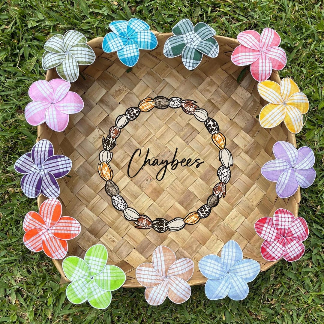 Forever Palaka Print Pua Forever Flower | Hair Flower | Artificial ...