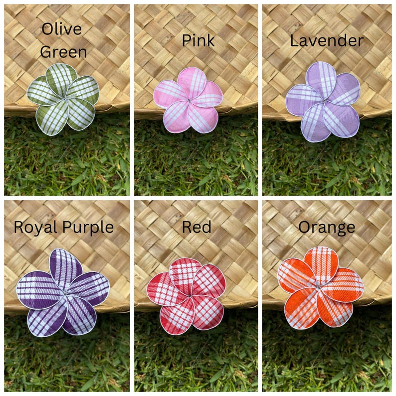 Forever Palaka Print Pua Forever Flower | Hair Flower | Artificial ...