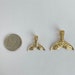 Hawaiian Design Whale Tale 14k Solid Yellow Gold - Etsy
