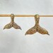 Hawaiian Design Whale Tale 14k Solid Yellow Gold - Etsy