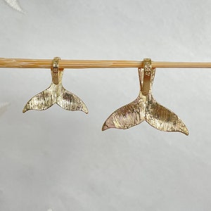 Hawaiian Design Whale Tale 14k Solid Yellow Gold - Etsy