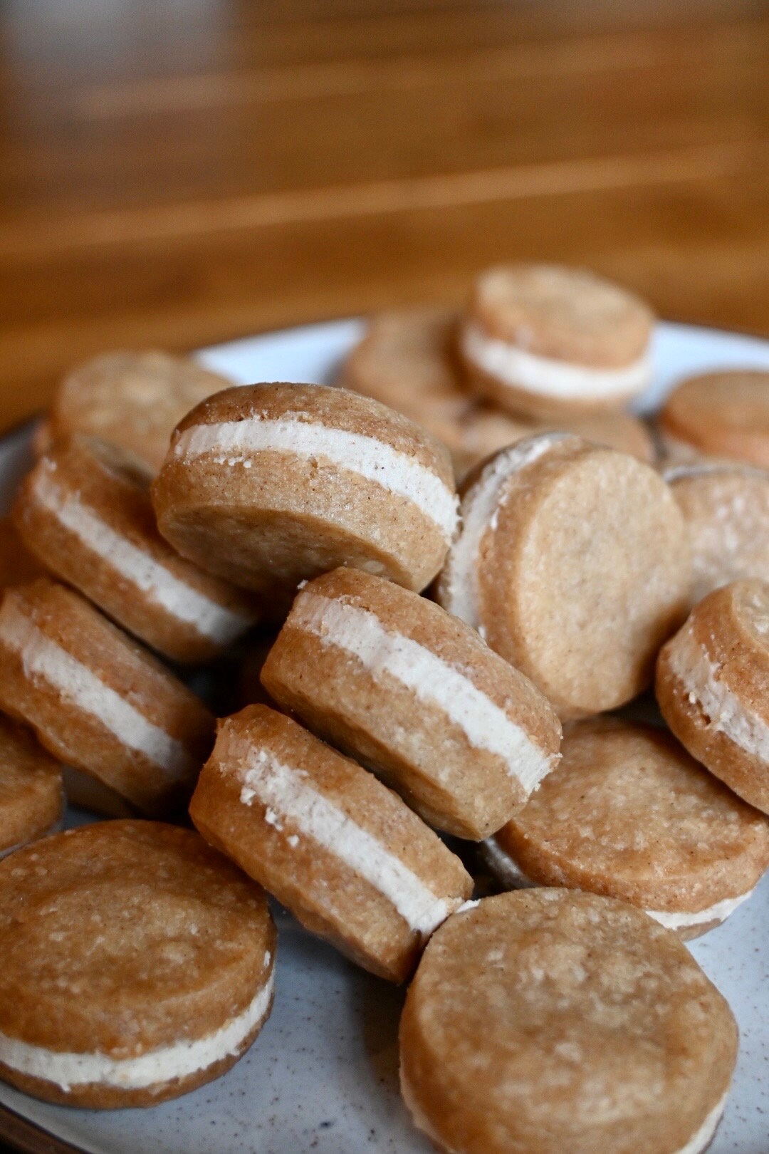 Bite-sized Cinnamon Roll Shortbread Sandwich Cookies - Etsy
