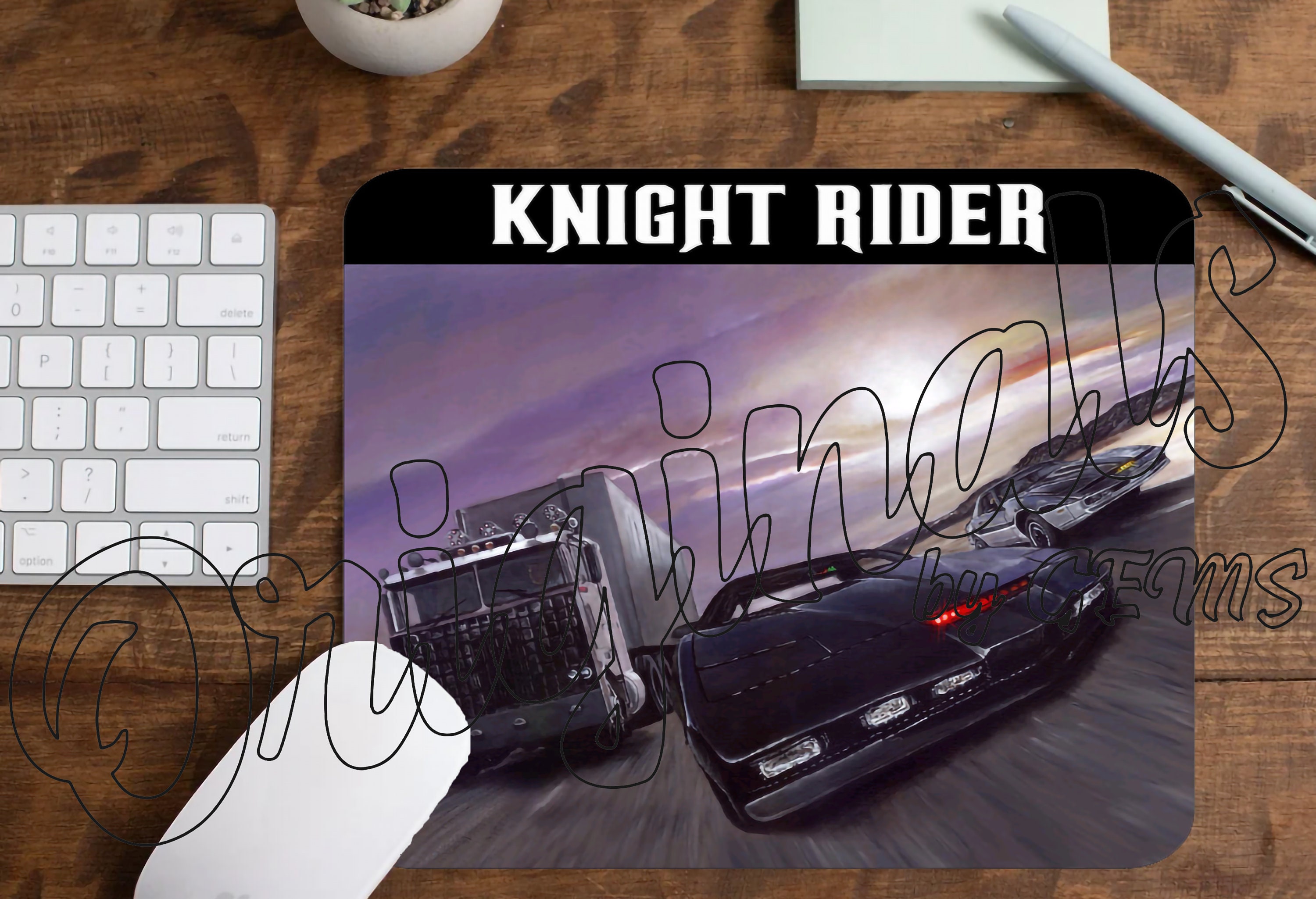 Mouse Pad KITT KARR Goliath Knight Rider 9.524cm X 7.920cm - Etsy