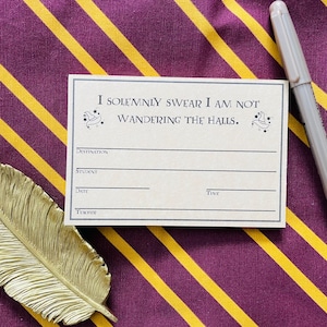 200 Hall Passes; 4 Pack School Hall Passes; Classroom Supplies; Tear ...