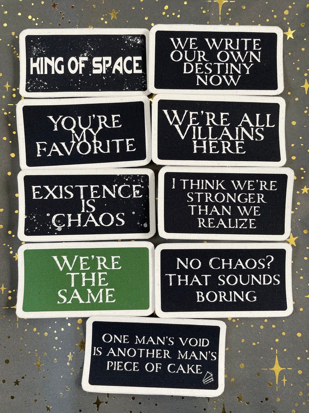 Loki-inspired Canvas Patch Set 3 Loki-inspired Patch MCU Iron-on Canvas ...