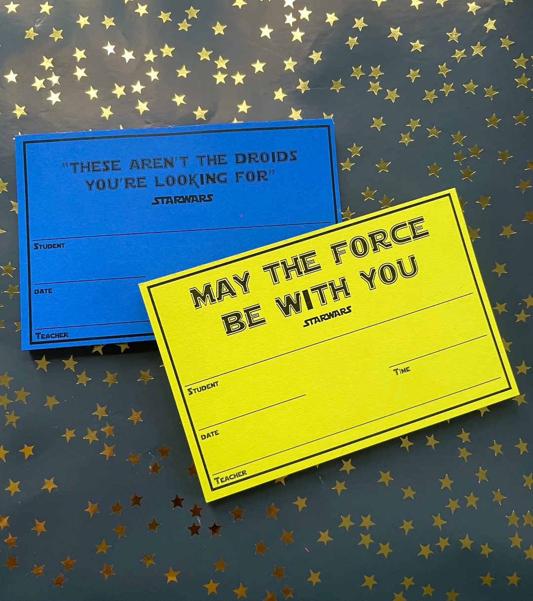Star Wars-inspired School Hall Passes; Classroom Supplies; Hall Passes ...
