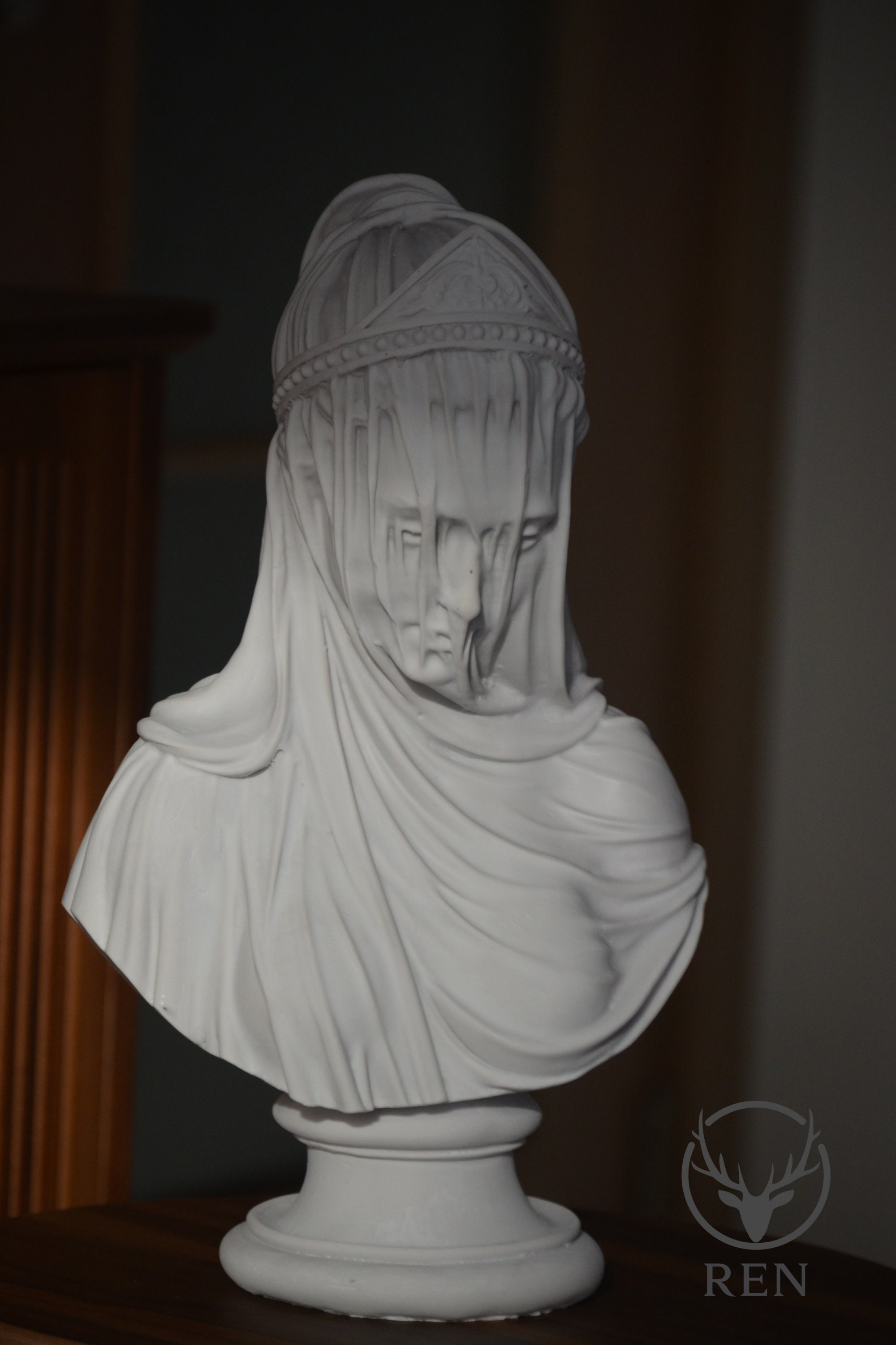 Large Veiled Lady Statue Veiled Virgin Mother Mary | Etsy