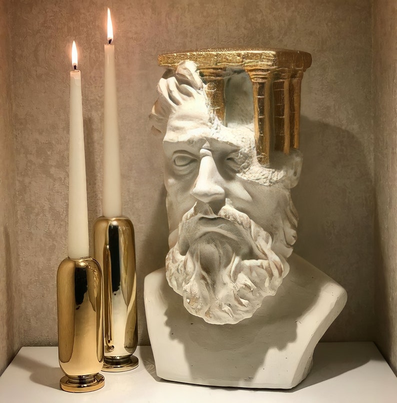 Large Zeus Bust Greek God Zeus Statue King of Gods - Etsy