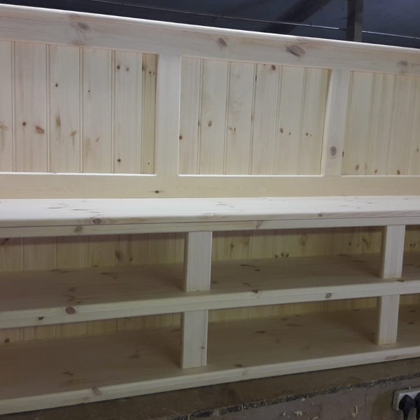 6 Seater Table and Bench - Etsy UK