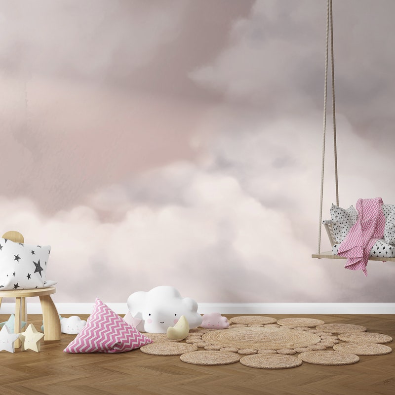 Cloud Wall Mural - Etsy