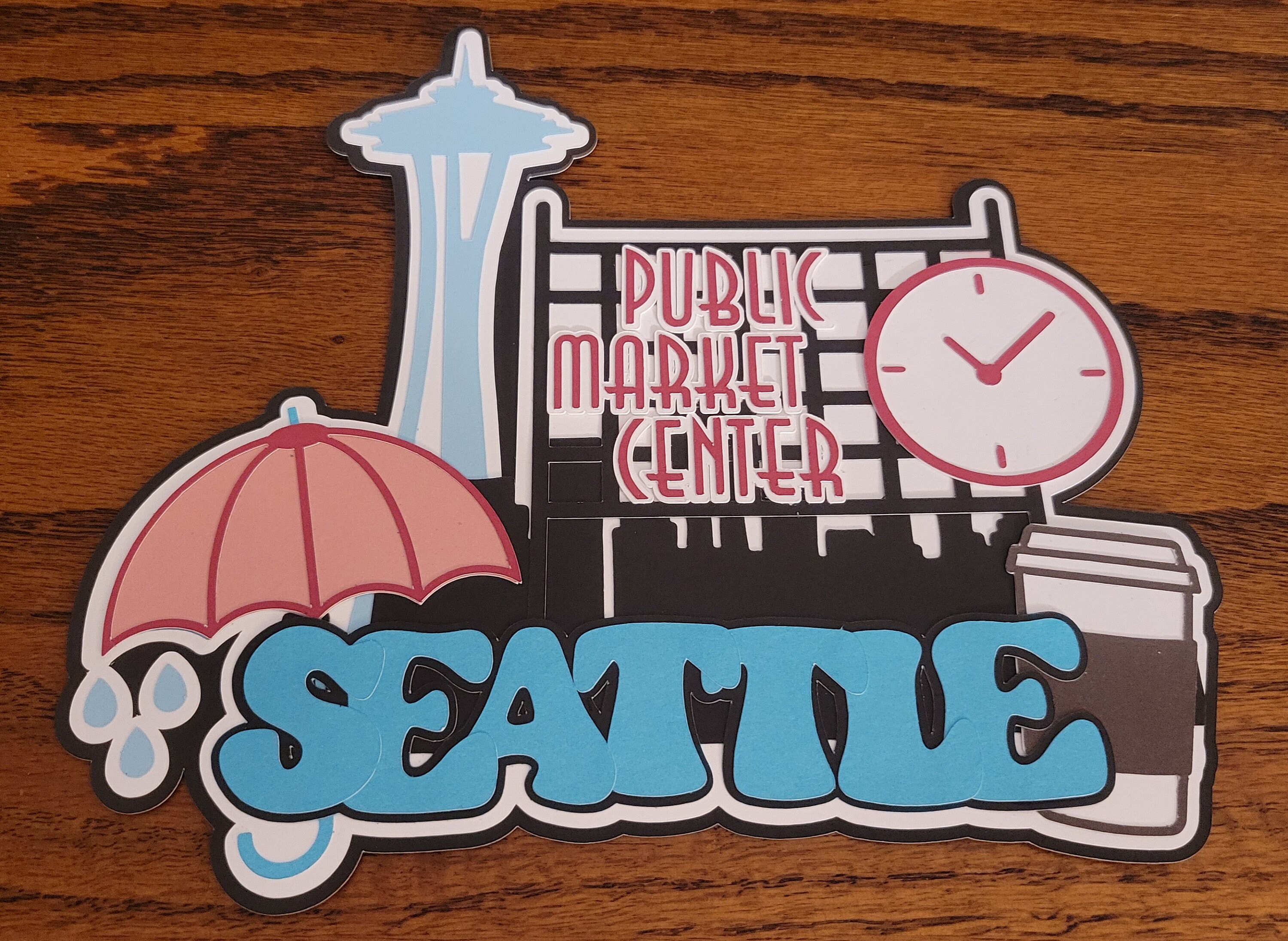 Scrapbook Die Cut Seattle Title - Etsy