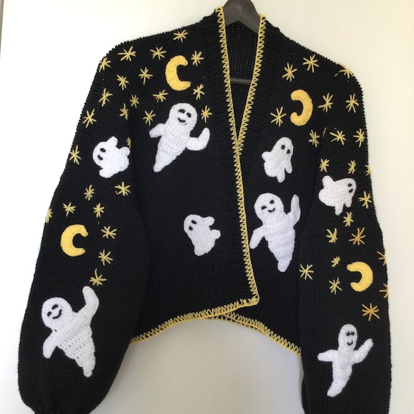 Skeleton Crochet Cardigan - Etsy