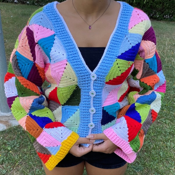 Colorblock Sweater - Etsy