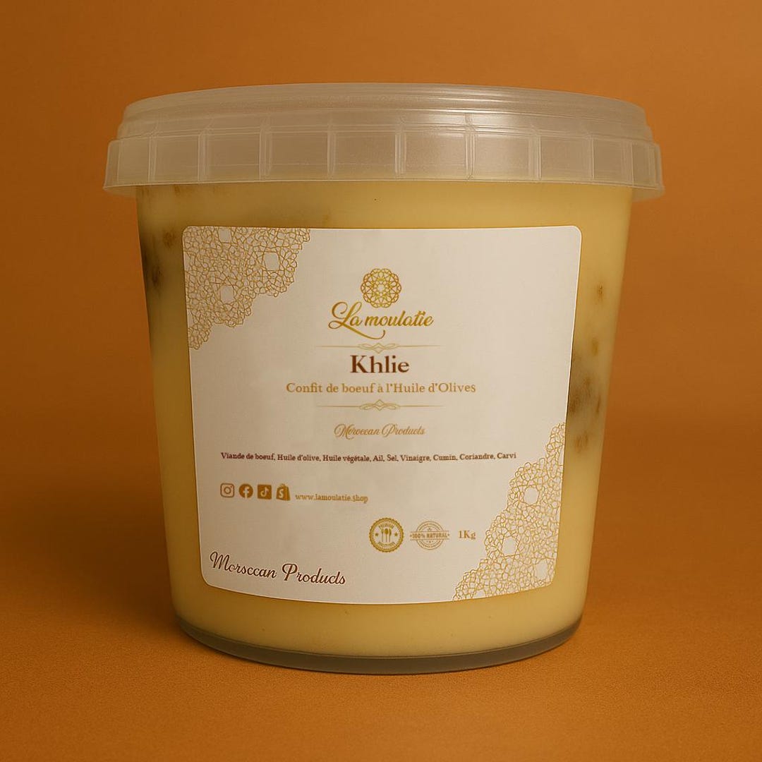 Khlii Boeuf Confit Viande Sechée (khlie) a La Marocaine , Tajine ...